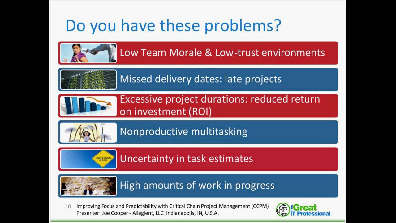 Improving Focus and Predictability with Critical Chain Project ...