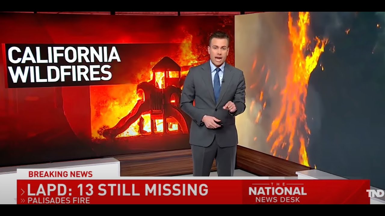 LAPD reports 13 people still missing in the Palisades fire zone - YouTube
