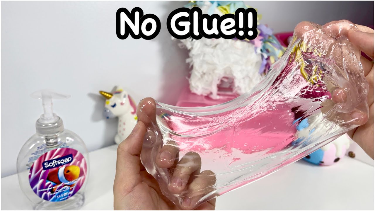 Ultra Clear No Glue Slime!! 🫧🤍 How To Make No Glue Clear Slime!! - YouTube