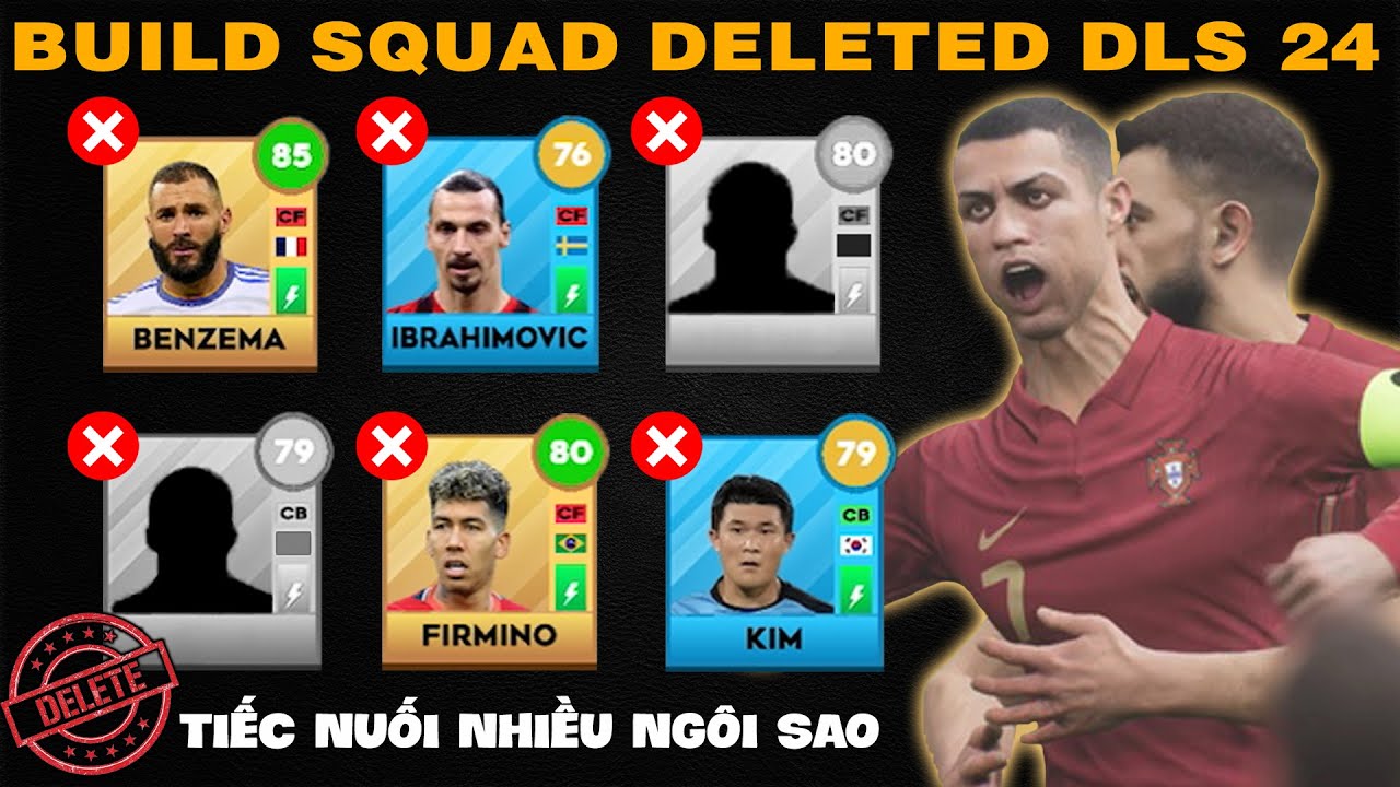 DLS 23 | Build đội hình bị xóa khỏi DLS 24 | Team hàng hiếm trên DLS 24 - YouTube