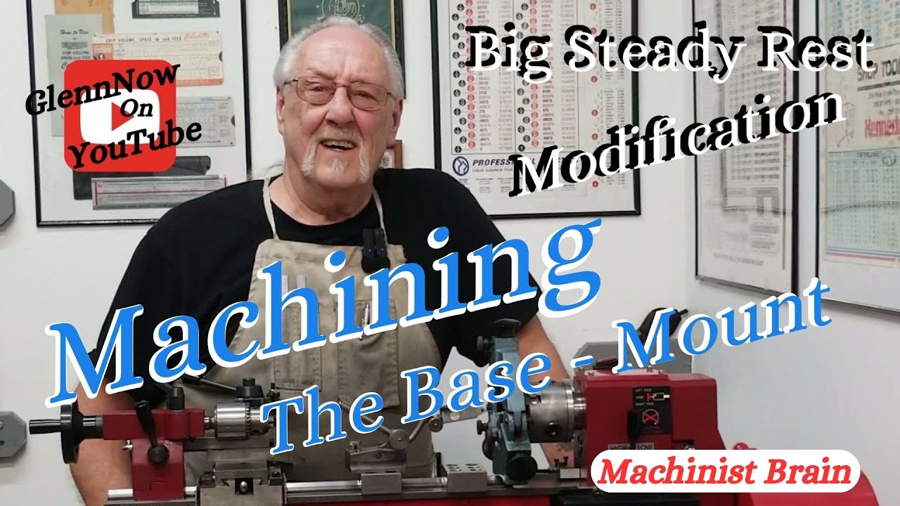 #2 Machining The Steady Rest Base - YouTube