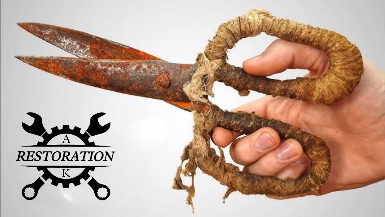 Very Rusty a Scissors Restoration | Old Scissors Restoration | AK ...