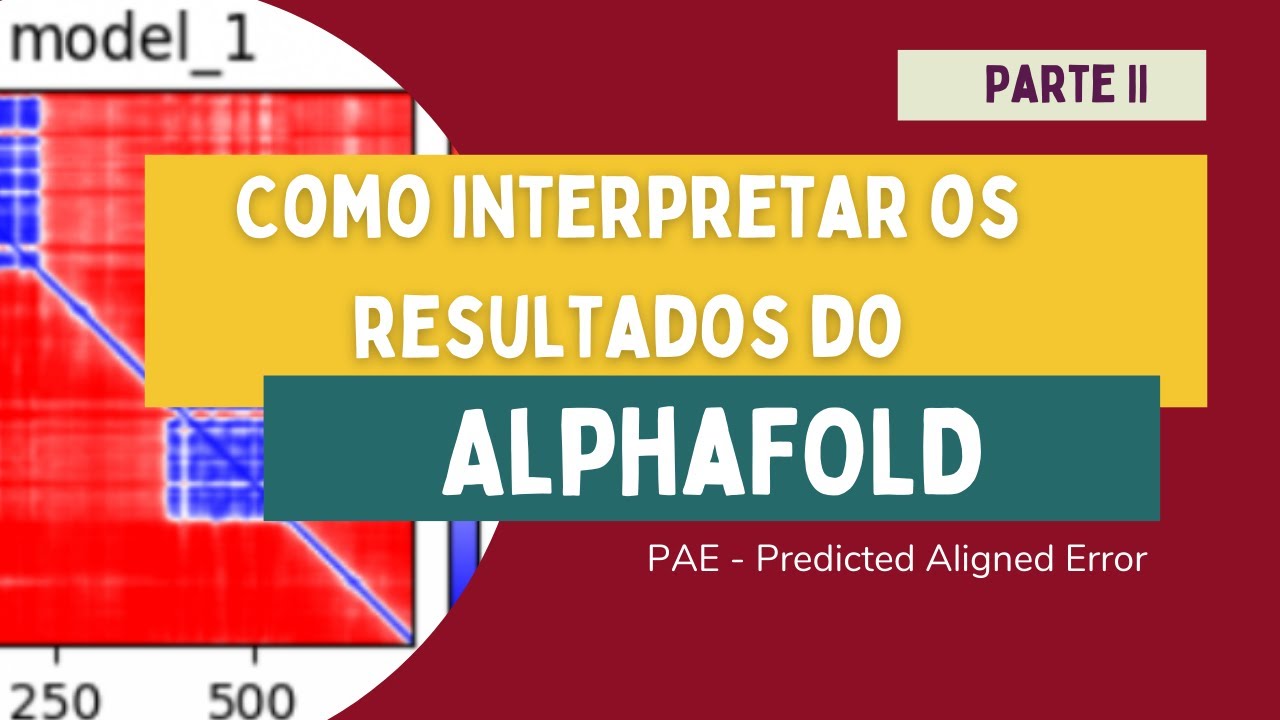 Como interpretar os resultados do AlphaFold | PAE | Parte II - YouTube