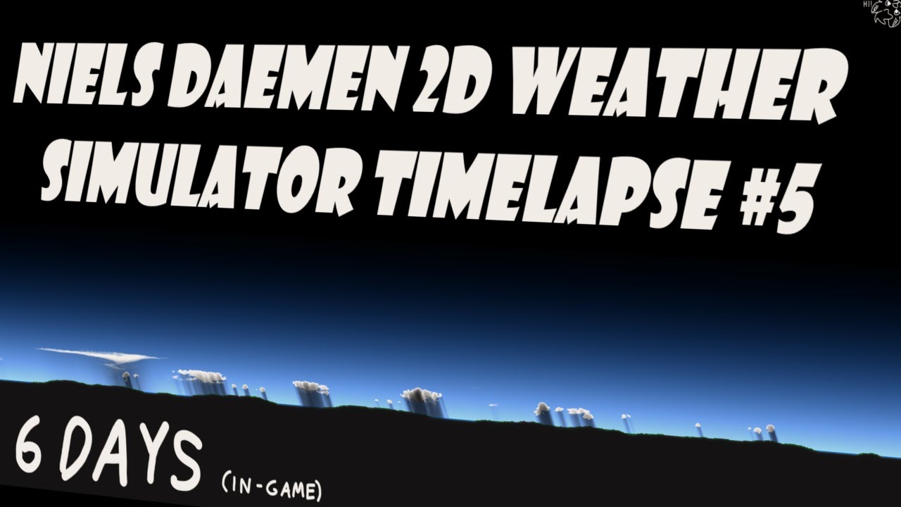 Niels Daemen 2D Weather Simulator Timelapse 5 - YouTube
