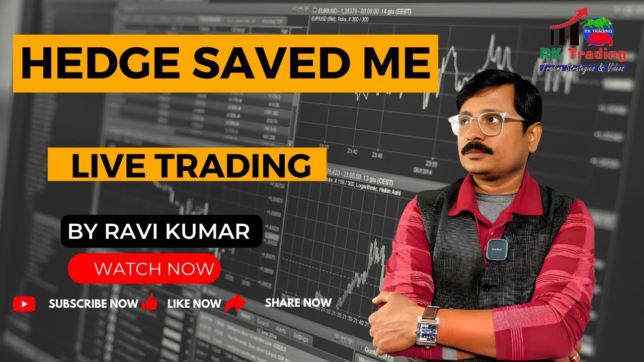 Hedge Saved Me | Live Trading For 17th Jan 2024 By Rk Trading - YouTube