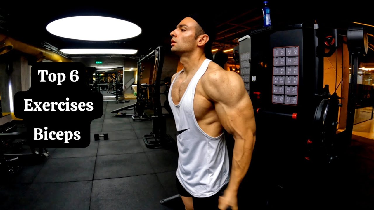 Top 6 Exercises For BiggerBiceps I biceps workout - YouTube