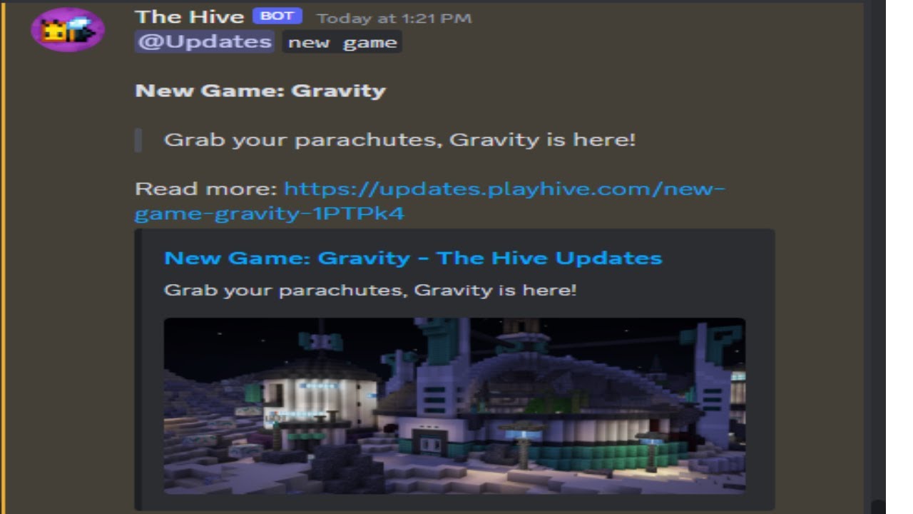 Gravity Hive Gamemode - YouTube
