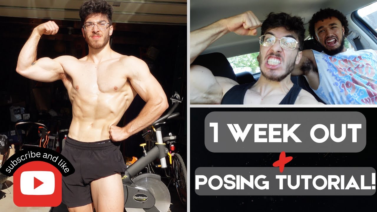 A WEEK OUT PUSH DAY | HOW TO POSE FOR BODYBUILDING TUTORIAL - YouTube