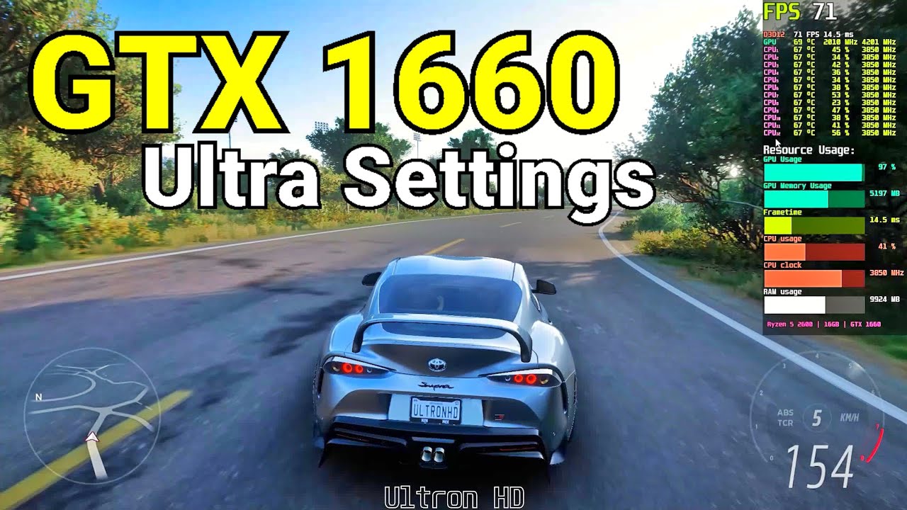Forza Horizon 5 | GTX 1660 | Ryzen 5 2600 | Ultra Settings | FPS Test ...