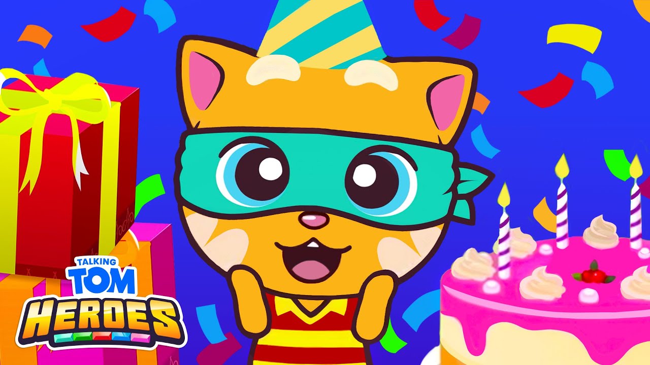 Heroic Birthday Celebration! 🎂🥳 Talking Tom Heroes Cartoon Collection ...