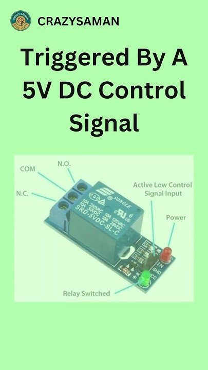 5V Single Channel Relay Module | With Isolation High Low Level Trigger ...