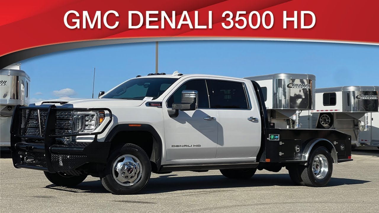 GMC Denali 3500 HD Flat Bed 4X4 - YouTube