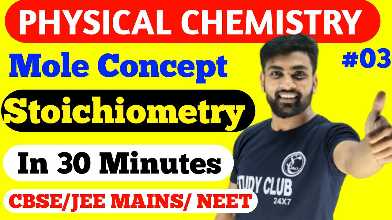 Stoichiometry class 11 | stoichiometry calculations class 11 | Mole ...