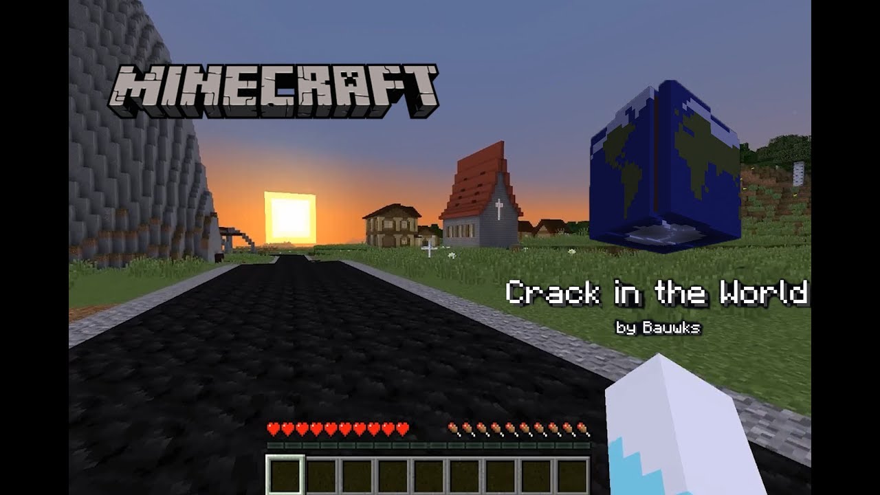 Minecraft : CRACK IN THE WORLD - Adventure Map EP.1 - YouTube