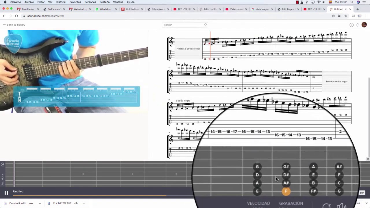 Tutorial Soundslice Híper Velocidad - YouTube