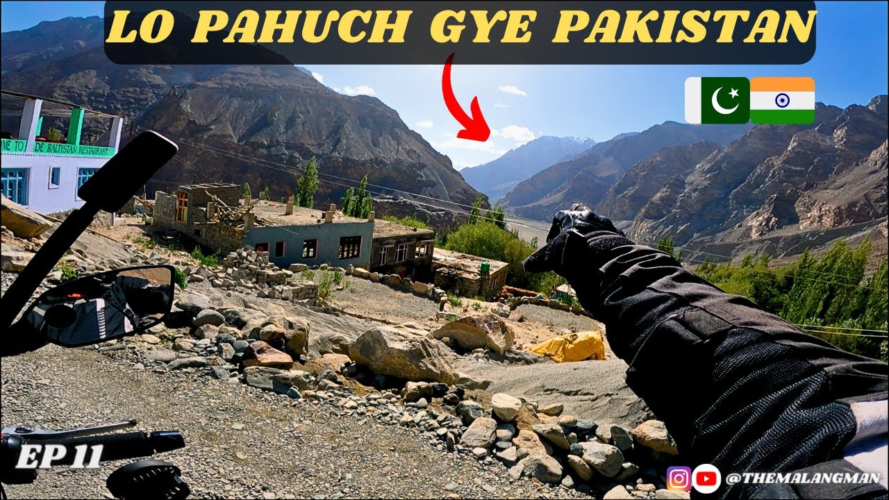 INDIA to PAKISTAN ( POK ) Border | Last Village THANG | LEH - LADAKH ...