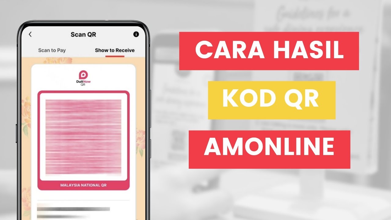 Cara Hasilkan Kod QR DuitNow Ambank Di Aplikasi AmOnline Untuk Terima ...
