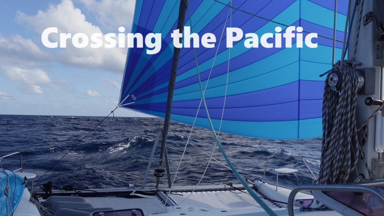 The adventure finally begins. Sailing the open ocean with 7 on board ...