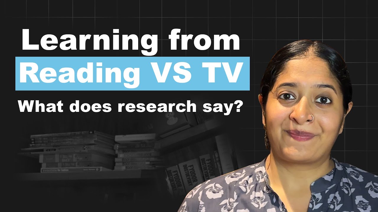 Learning from TV vs Reading. What does science say? - YouTube