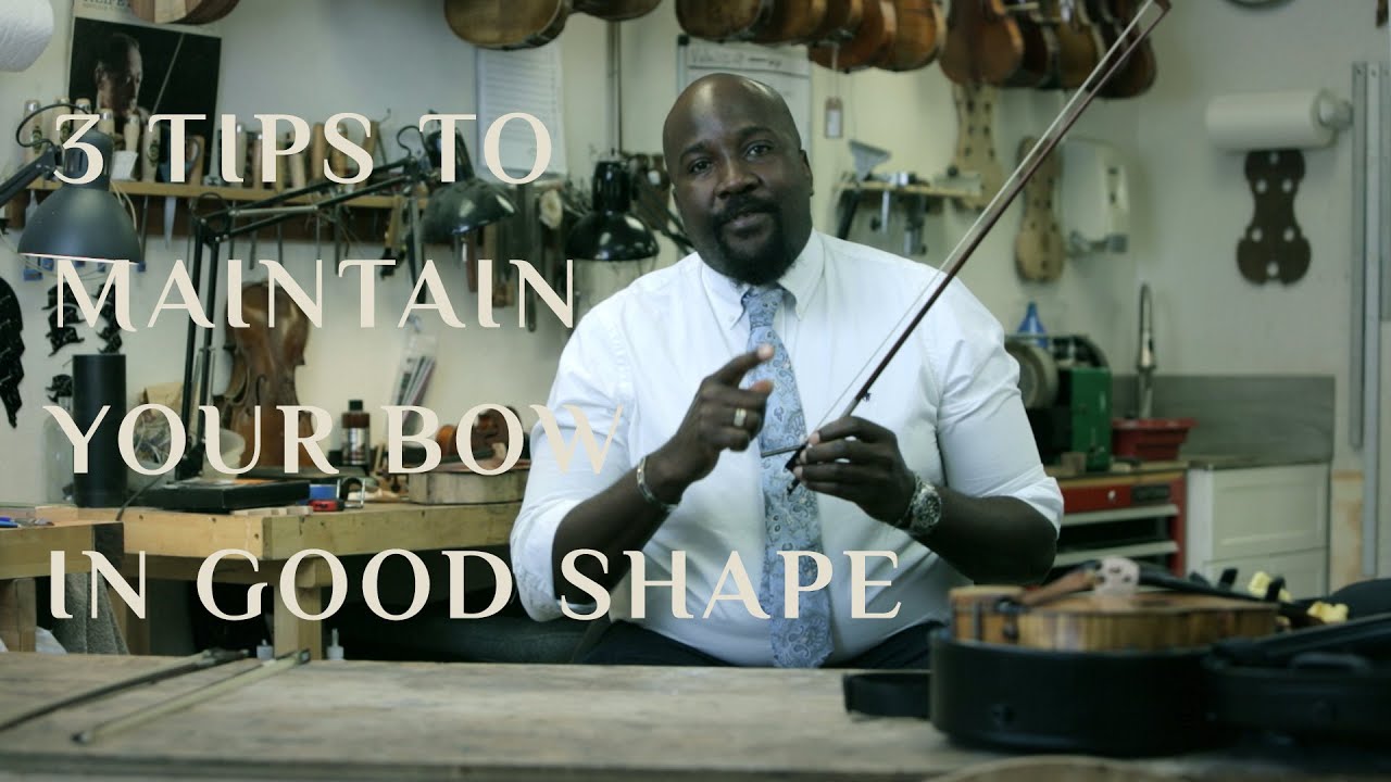 How to Maintain Your Bow | Violin Shop Tampa | Violin Repairs - YouTube