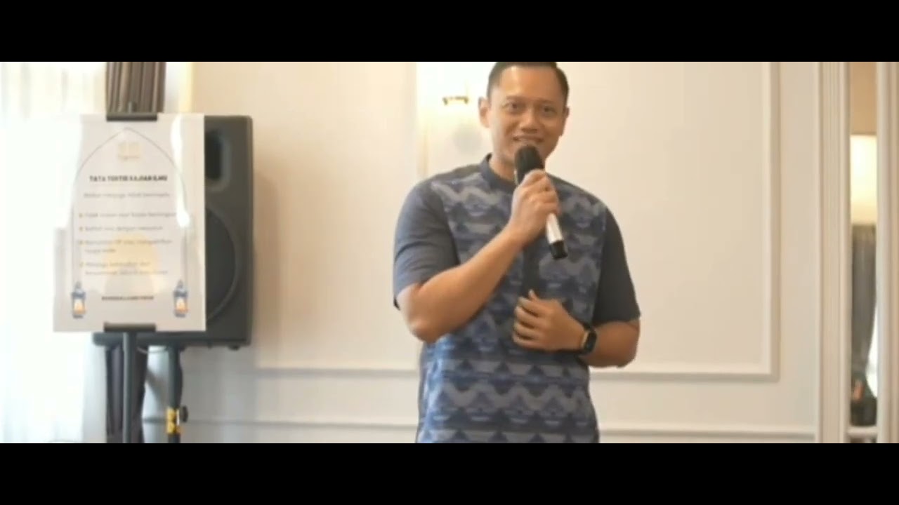 Bapak menteri AHY bersama ustadz Syafiq Riza Basalamah - YouTube