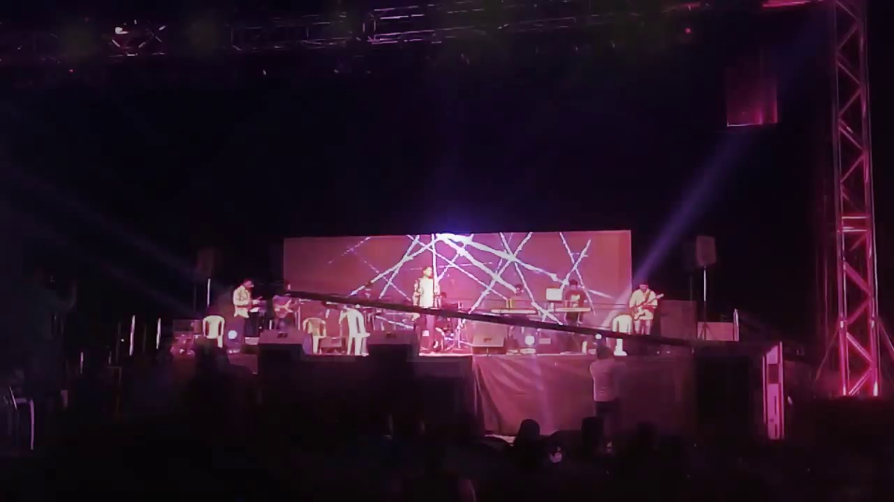 Indian idol pvns rohit lot of entertain in mvsr engg college - YouTube