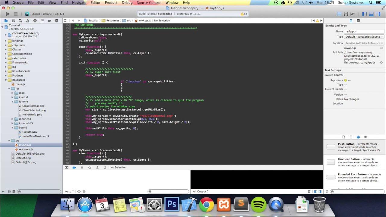 Cocos2d-x JavaScript Tutorial 34 - Setting up Multi Touch Events - YouTube