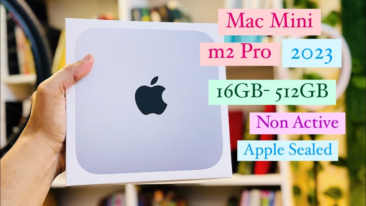 Apple mac mini m2 2023 pro chip , 16GB-512GB - YouTube