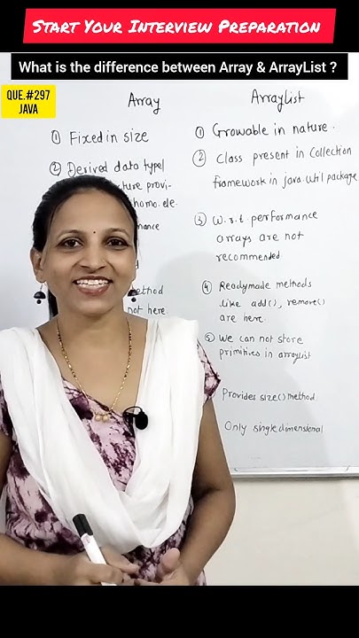 What Is The Difference Between Array And Arraylist In Java Shorts Yoitubeshorts Viral Youtube