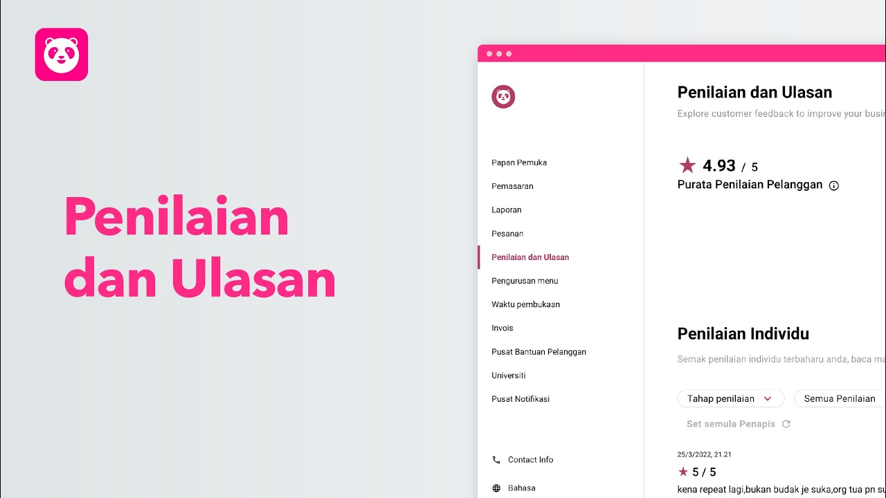 Penilaian dan Ulasan [MY - BM] - YouTube