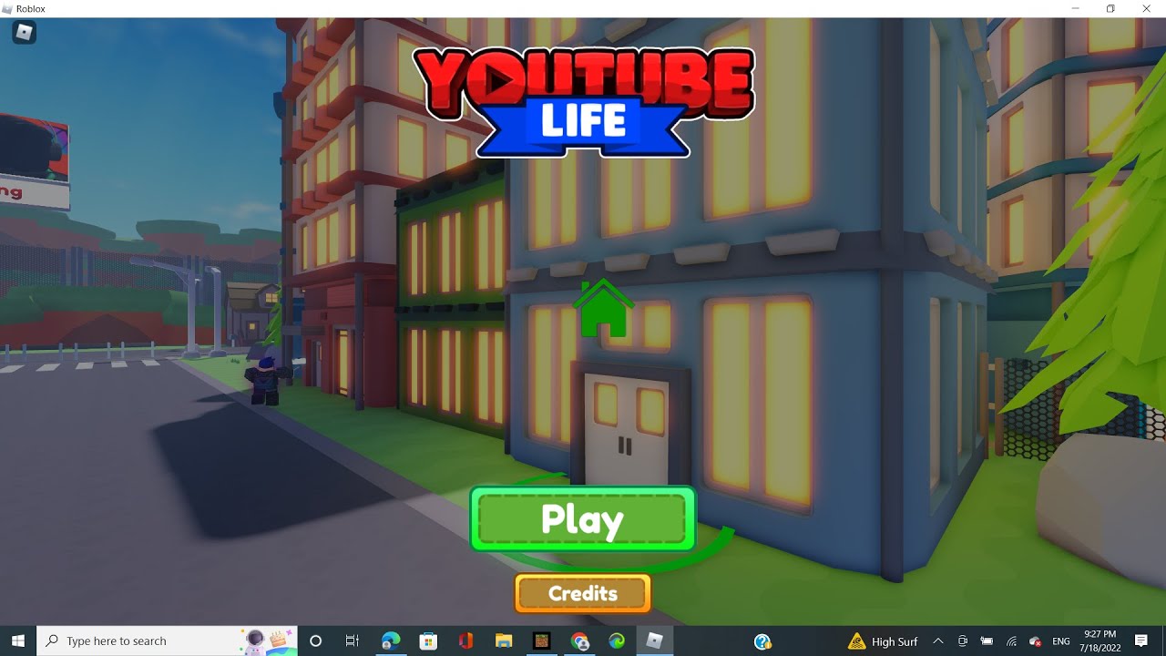 Playing Youtube Life In Roblox! - YouTube