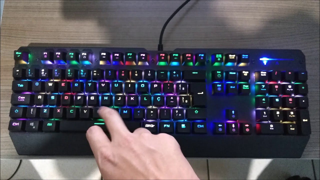 Alfawise V1 Mechanical keyboard RGB functions - Bought at gearbest.com ...