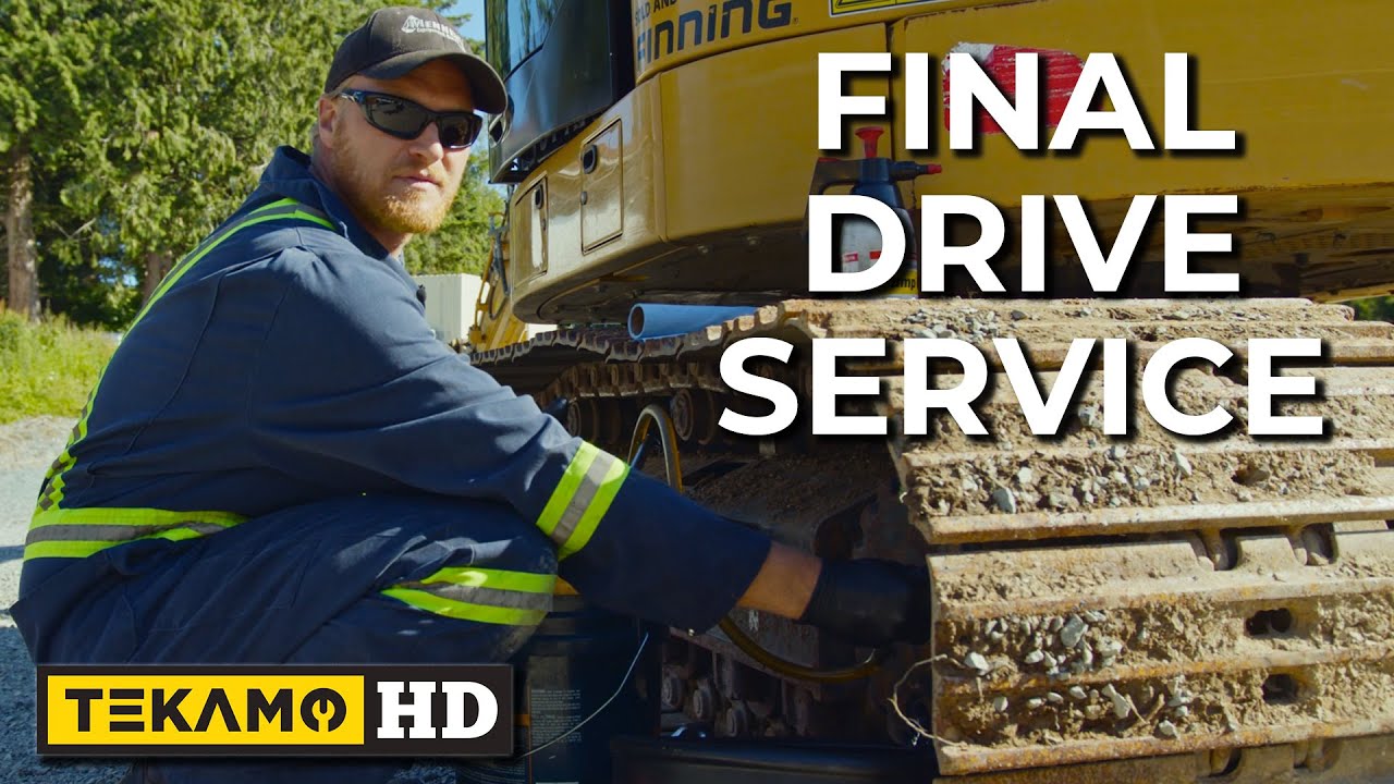 FULL FINAL DRIVE SERVICE (Drain & Refill) — EASY DIY EXCAVATOR ...