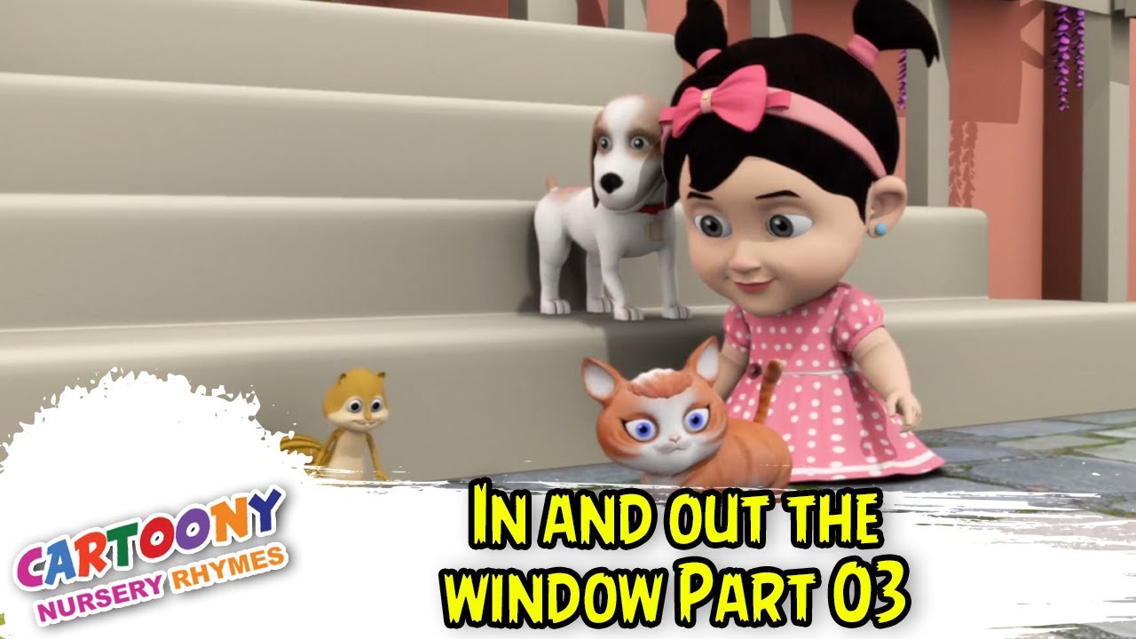 In And Out The Window | The Poem Nursery Rhymes & Kids Songs | Cartoony ...