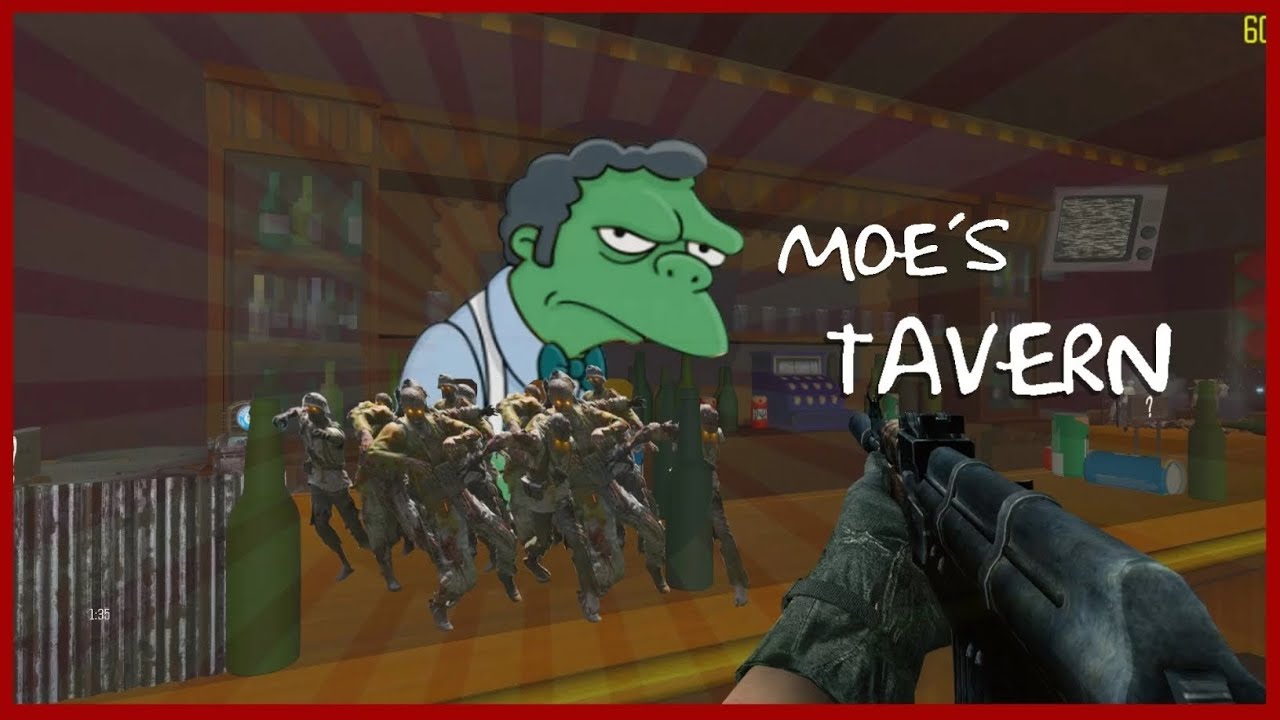 Call Of Duty Black Ops 3 Custom Zombies "Moe's Tavern Zombies" - YouTube