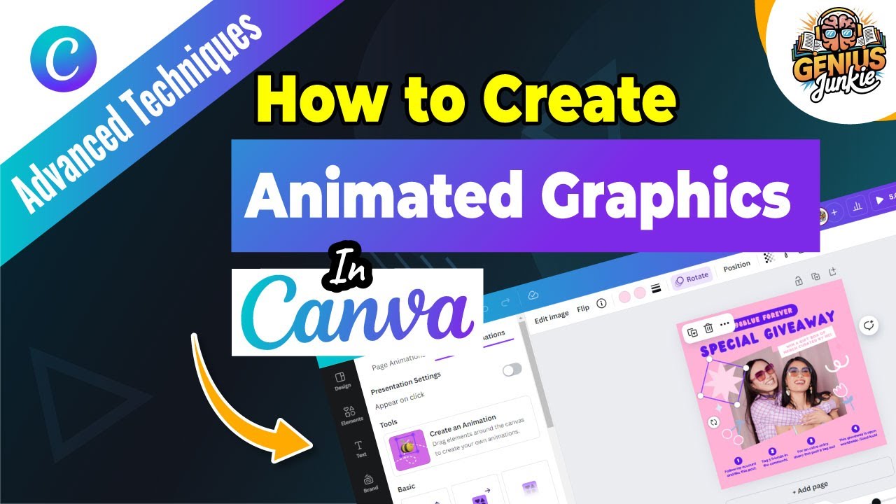 How to Create Stunning Animated Graphics in Canva Step by Step Tutorial ...