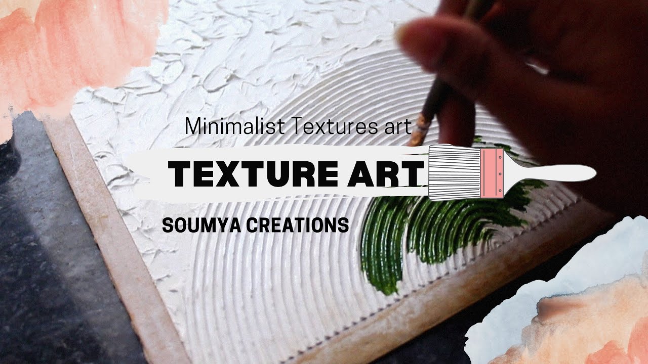 Minimalist Textures art on cardboard. How to create minimal texture art ...