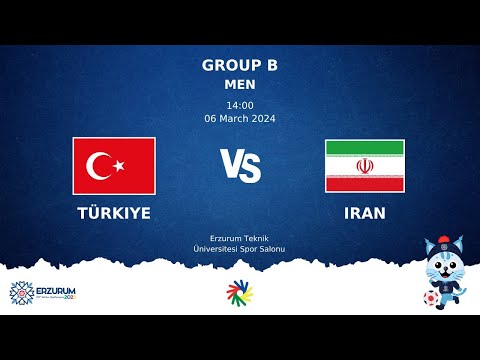 TÜRKYIE vs IRAN | Futsal DEAFLYMPICS ERZURUM 2024 | Men Group Stage