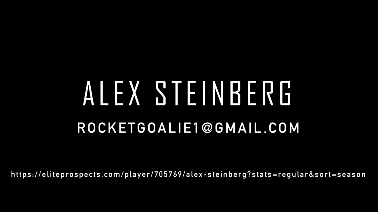 Alex Steinberg 2021-22 Half-Season Highlights - YouTube