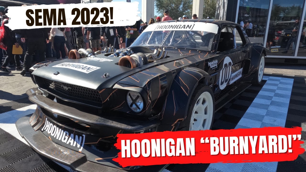 SEMA 2023 at the Hoonigans Burnyard! Watch the Tire Roasting Mayhem!! - YouTube