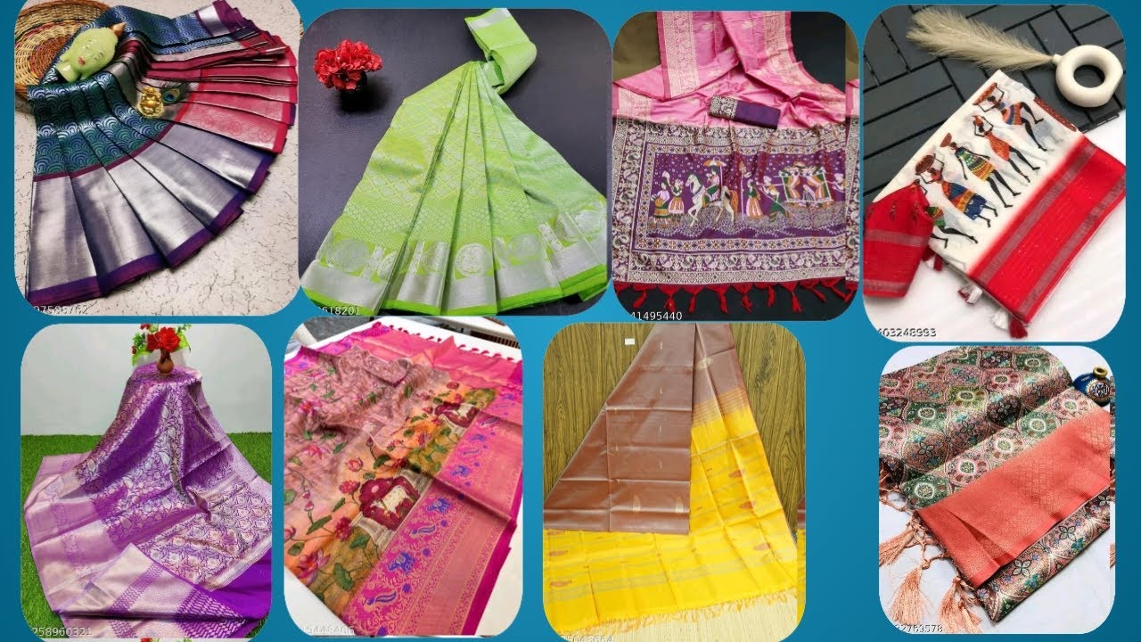 Meesho New Sarees Collection 2024||Sravanamasam Sapical Offer Sarees ...