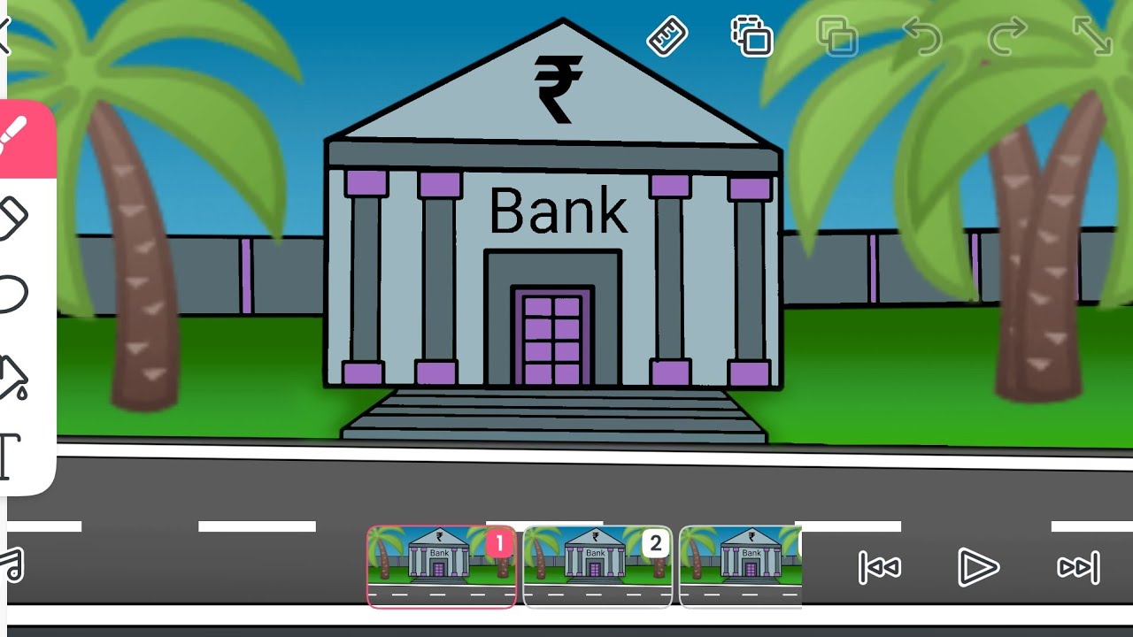 how to animate moving background in flipaclip #animation # ...