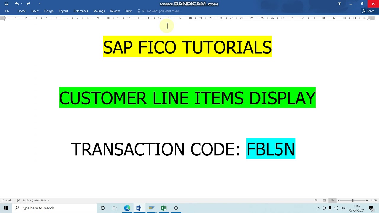 Customer Line Item Display Report - YouTube