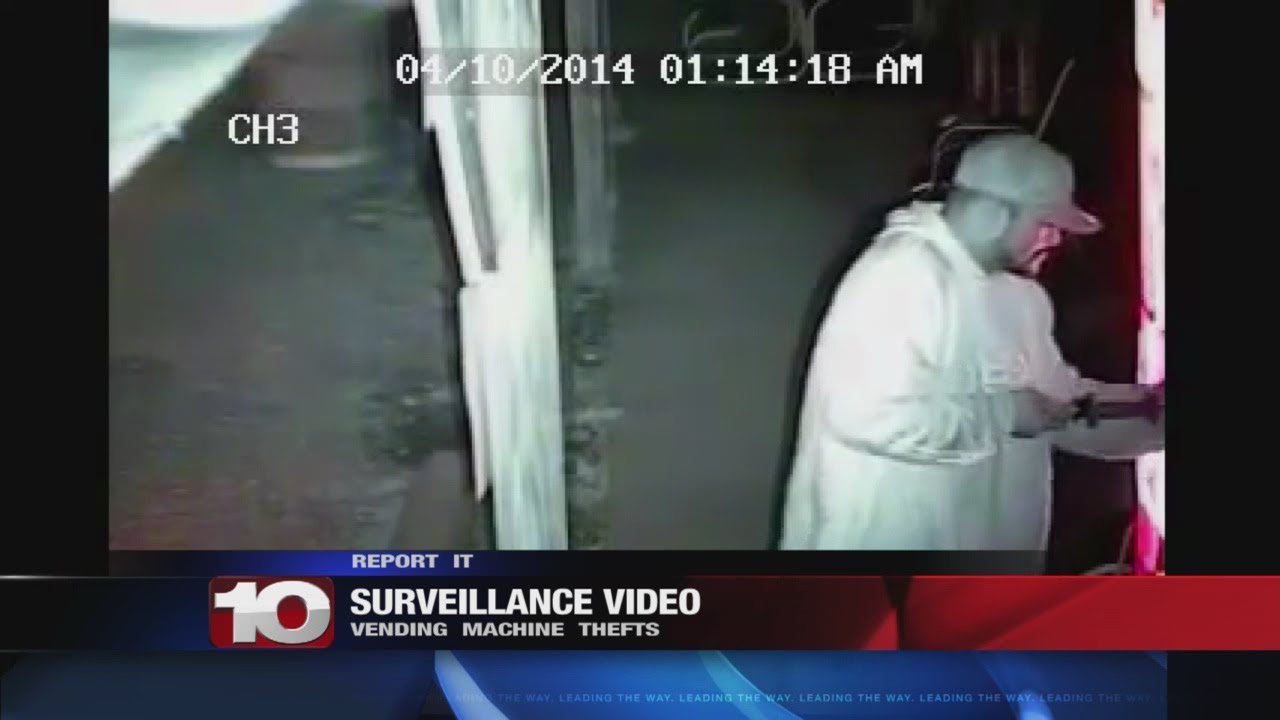 Suspects sought after breaking into vending machines - YouTube