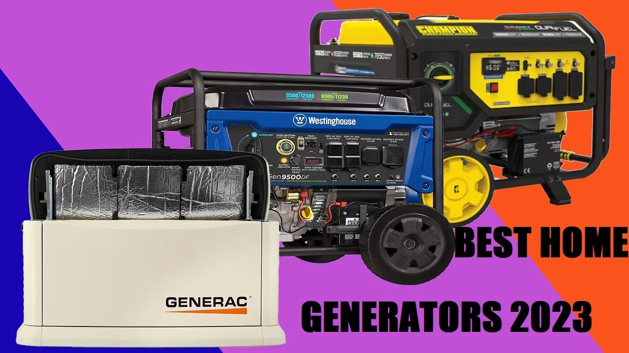 Top 5 Generator For Home Backup Power - Best Home Generators 2023 - YouTube