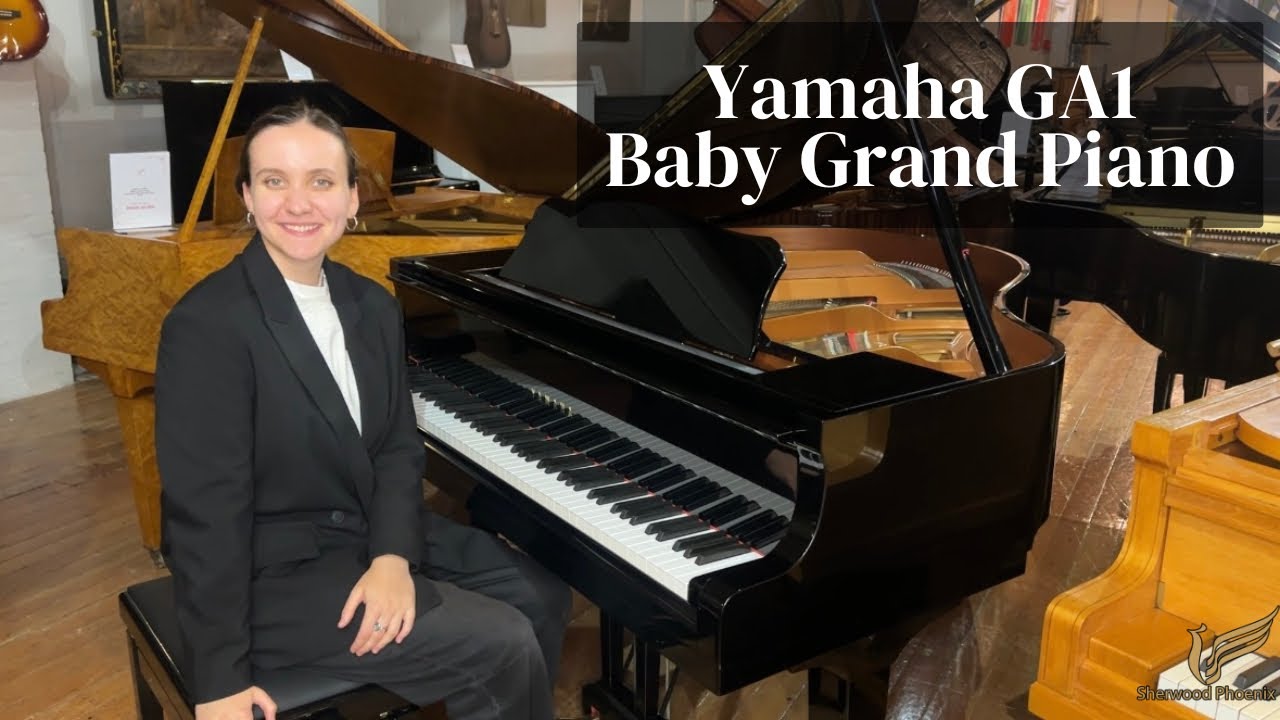 Yamaha GA1 Baby Grand Piano Black Polyester | Review & Demo | Sherwood ...
