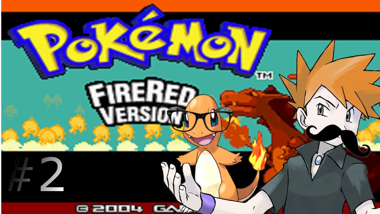 Pokemon Fire Red: Part 2- Rival Battles - YouTube