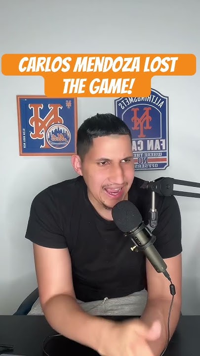 Carlos Mendoza Managing Loses The Mets The Game! - YouTube