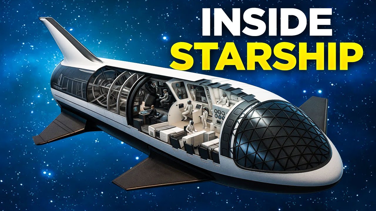 What Living Inside the SpaceX Starship Will Actially Look Like - YouTube