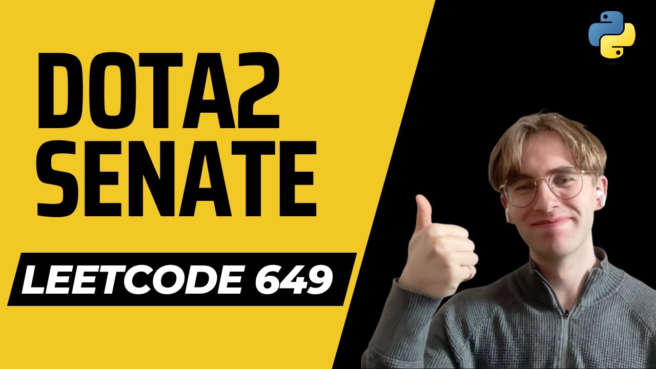 Dota2 Senate Leetcode 2 Python Solution Youtube